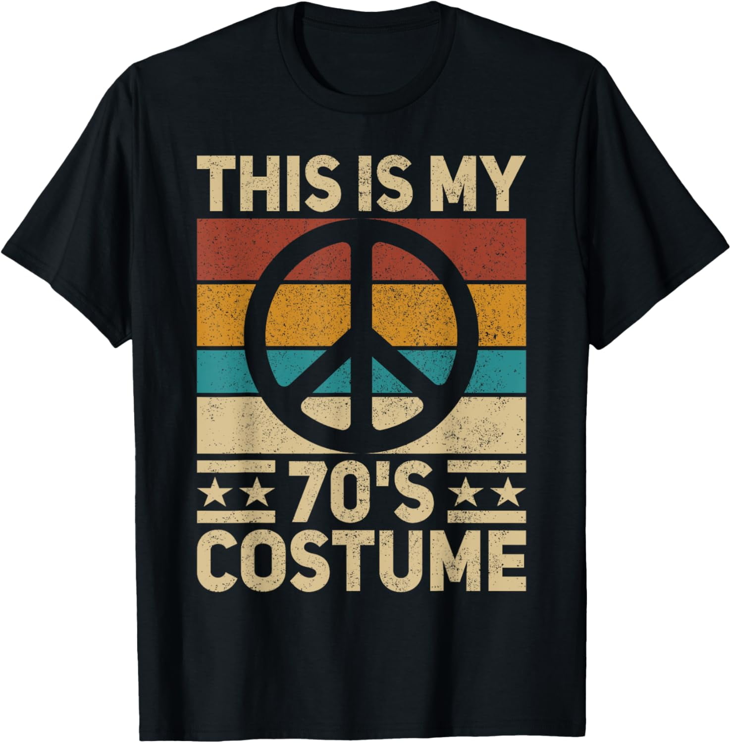 My 70s Costume 70 Style Peace Hippie 70's Disco 1970s Outfit T-Shirt ...