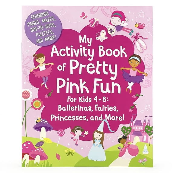 My Activity Book of Pretty Pink Fun, (Paperback) - Walmart.com