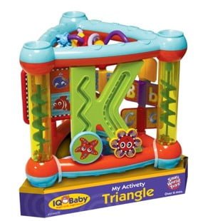 Small World Toys My Activity Triangle, Five-Sided Baby Toy with ...