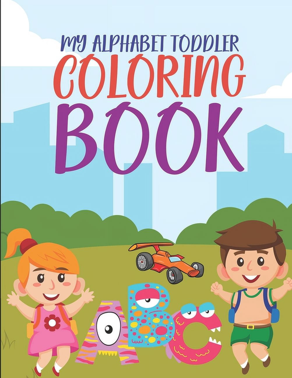 My Alphabet Toddler Coloring Book: ABC Coloring Book For Preschoolers ...