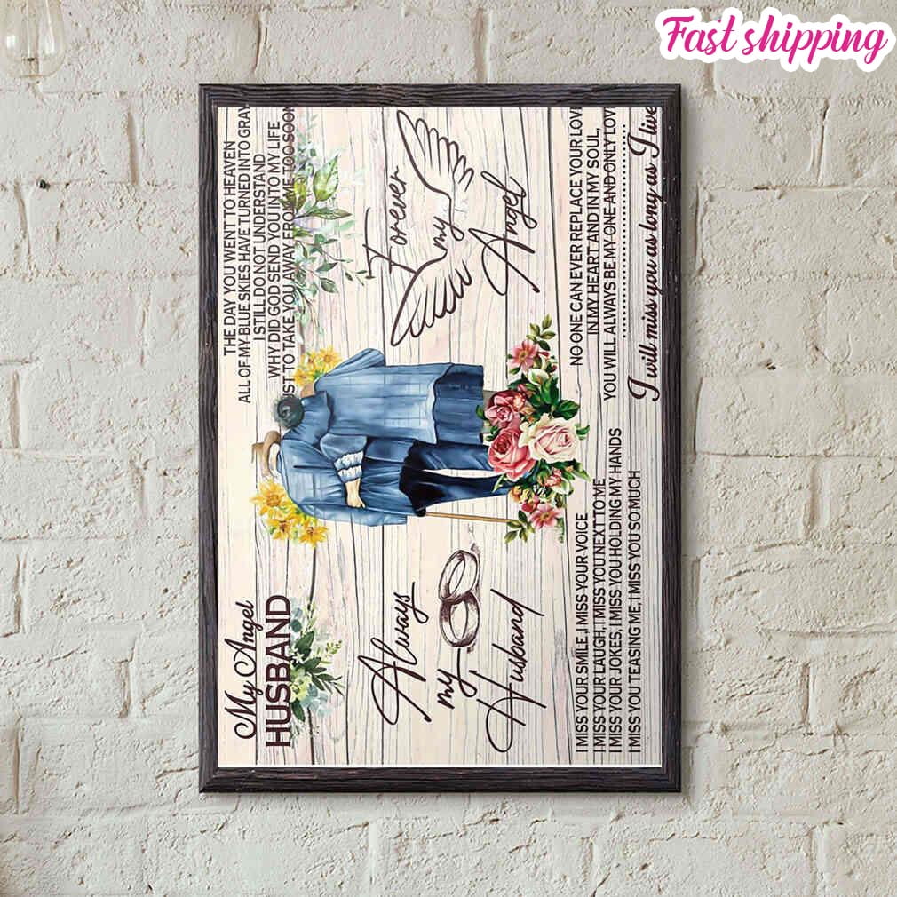 My Angel Husband Always My Husband Forever My Angels Poster Prints ...