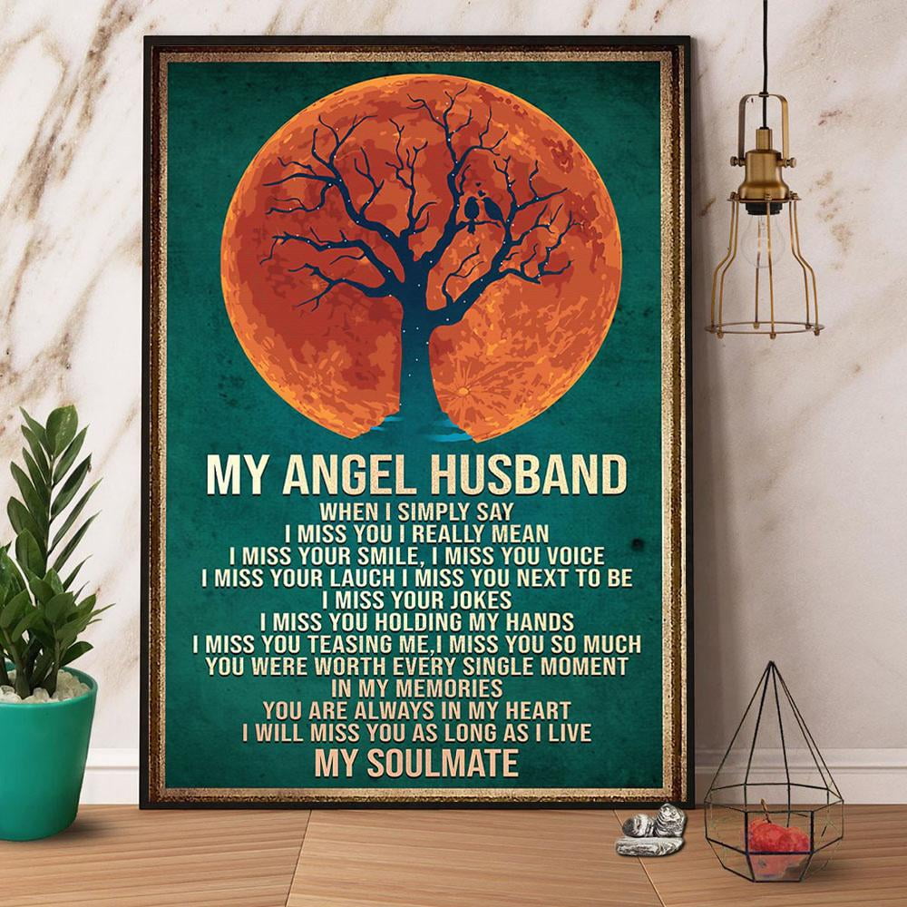 My Angel Husband When I Simply Say Paper Poster No Frame Matte Wall Art ...