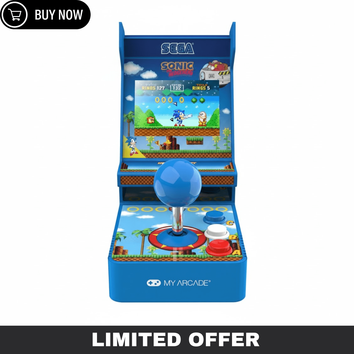 My Arcade: Sonic Joystick Player - Walmart.com