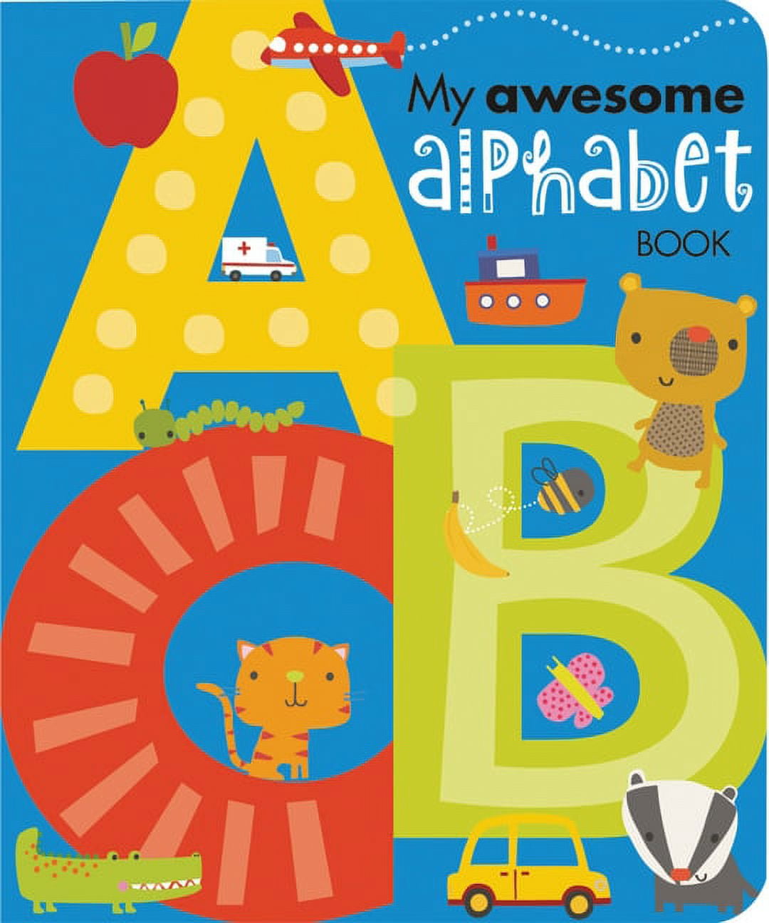 My Awesome Alphabet Book (Board Book) - Walmart.com