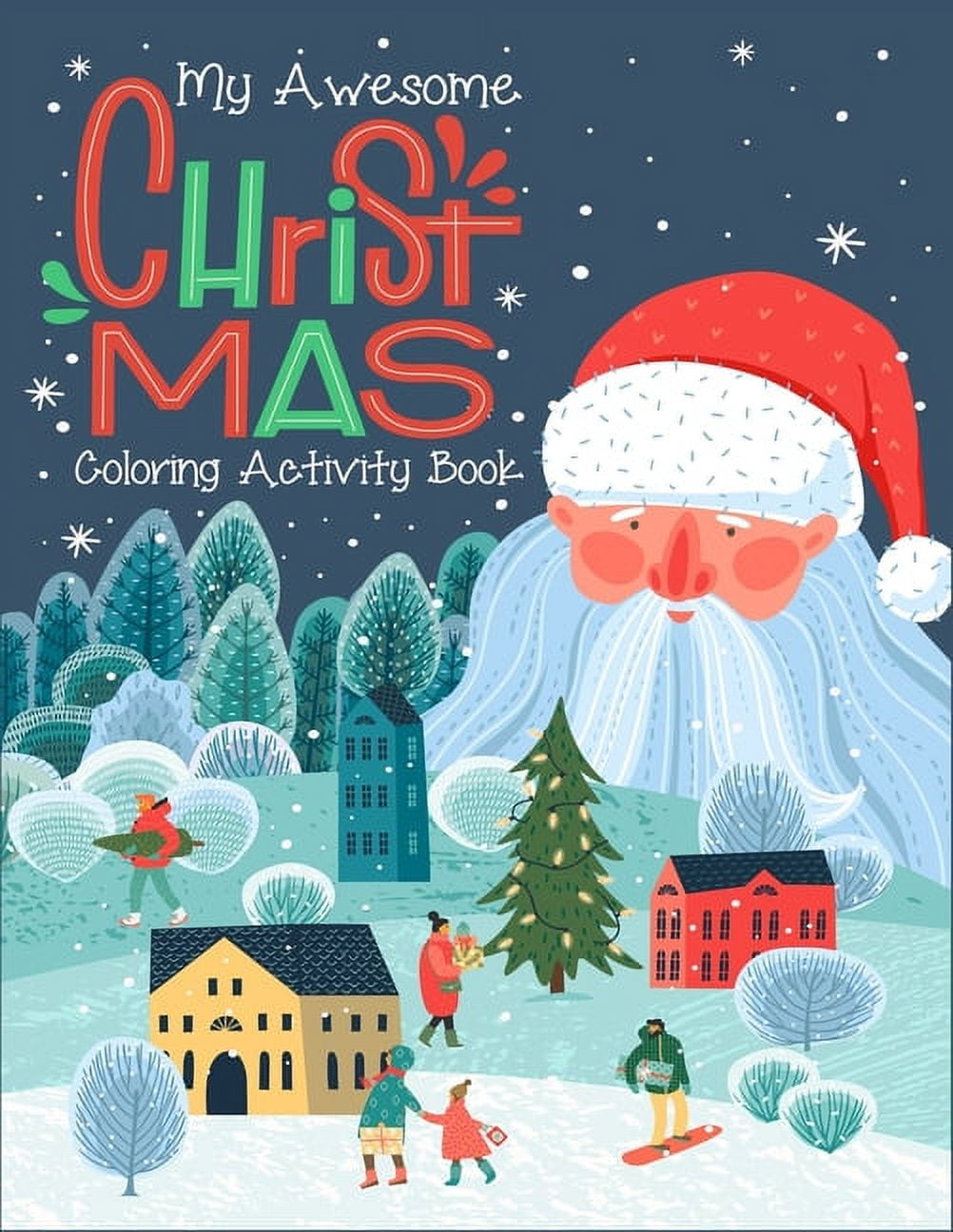 My Awesome Christmas Coloring Activity Book: For Kids. Best creative ...