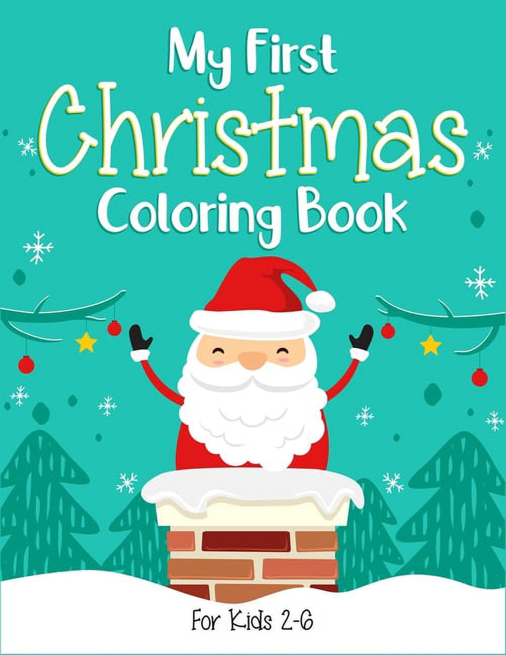 My Awesome Christmas Coloring Book: For Kids. Christmas coloring book ...