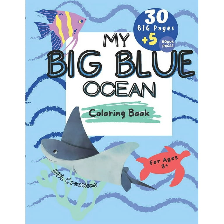 ocean theme coloring book