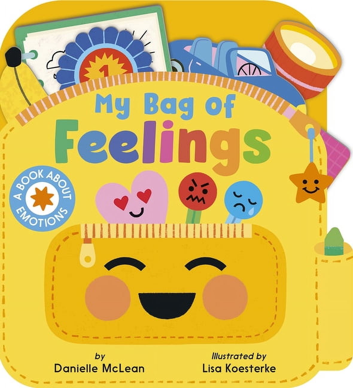 My Bag of Feelings, (Board Book) - Walmart.com