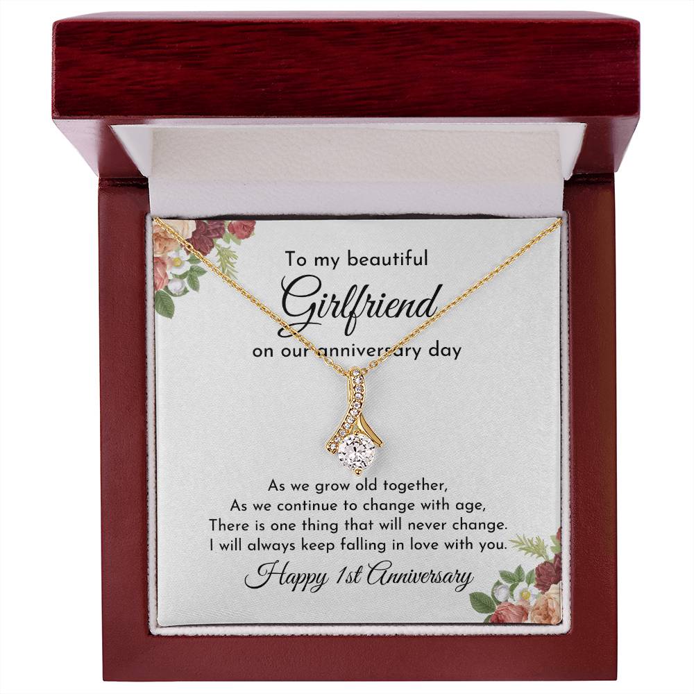 My Beautiful Girlfriend 1st Anniversary Alluring Necklace, Alluring ...
