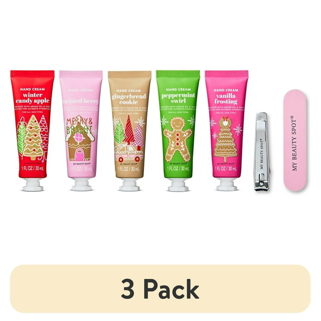 (3 pack) My Beauty Spot 8-Piece Scented Hand Cream Set, 5 fl oz ...