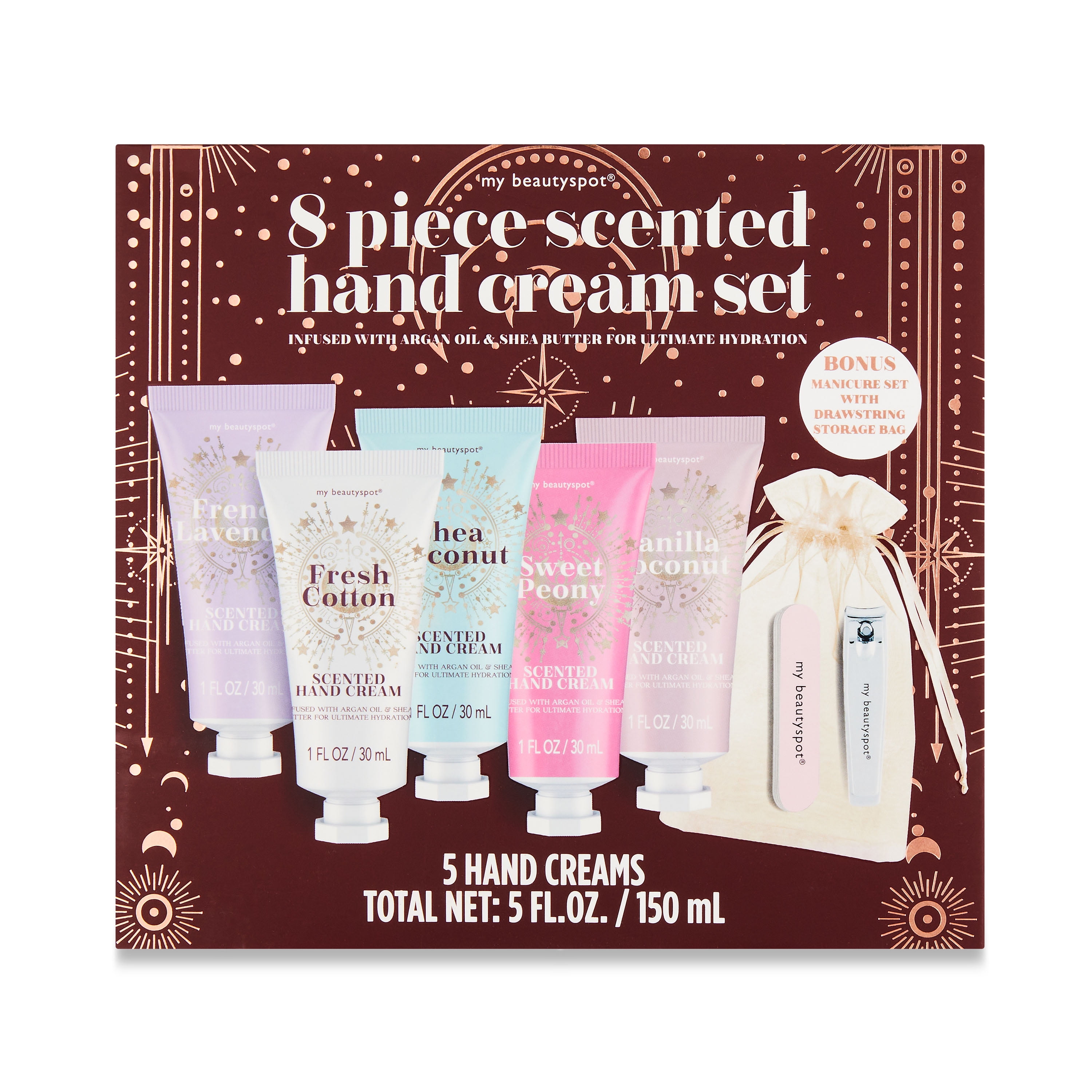 My Beauty Spot Hand Cream Set, 8 Piece Set, Scented - Walmart.com