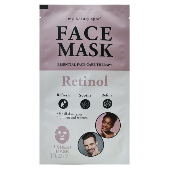 My Beauty Spot Face Mask Essential Care Therapy Retinol - Walmart.com