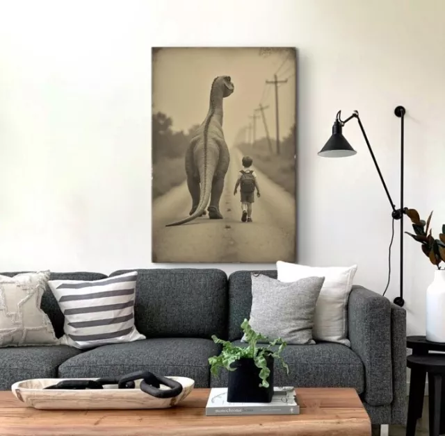 My Best Friend Dinosaur Poster, For Kids Room Decor NO FRAMED POSTER ...