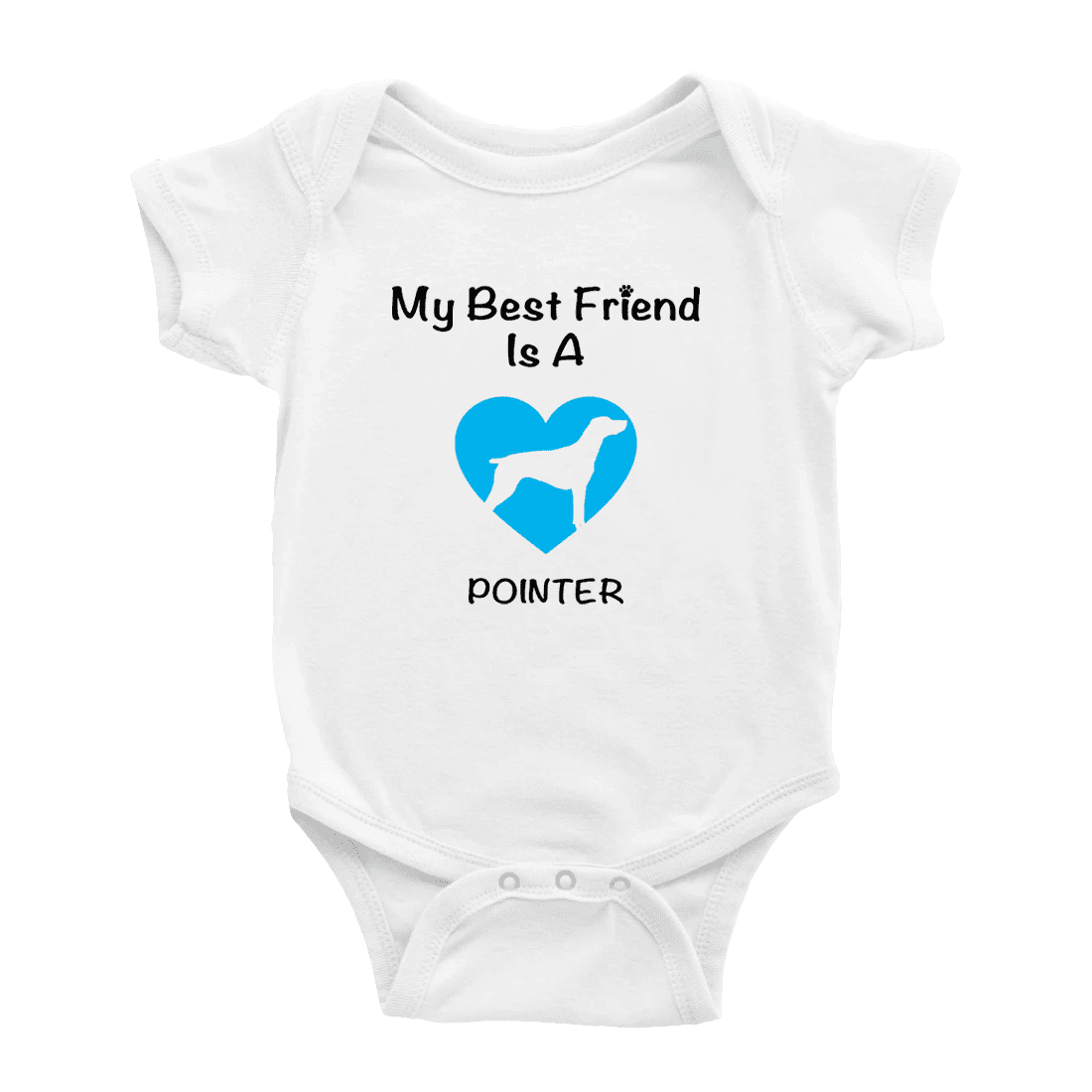 My Best Friend is A Pointer Dog Funny Baby Romper Clothes - Walmart.com