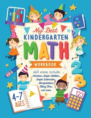 My Best Kindergarten Math Workbook: Kindergarten and 1st Grade Workbook ...