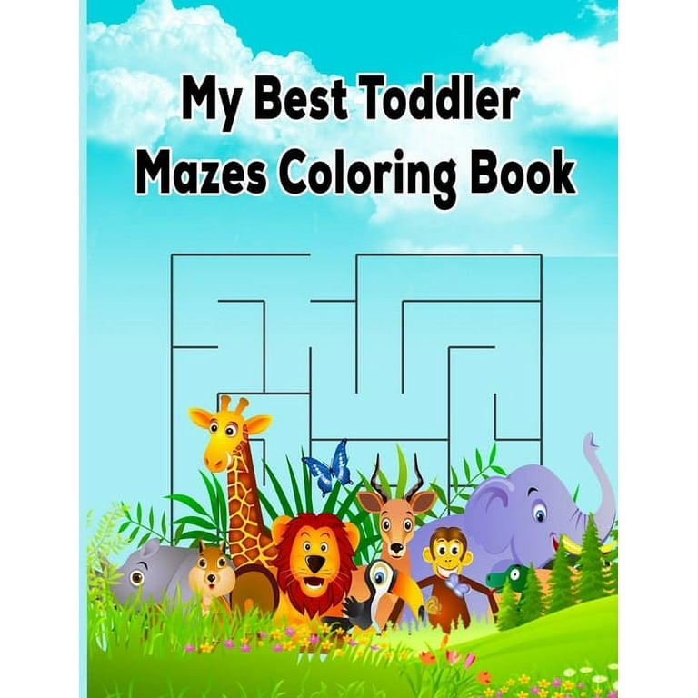 coloring book mazes