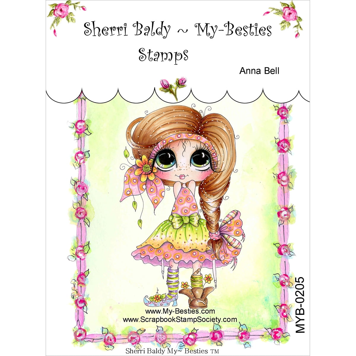 My Besties Clear Stamps 4"X6"-Anna Bell, Pk 1, My Besties - Walmart.com