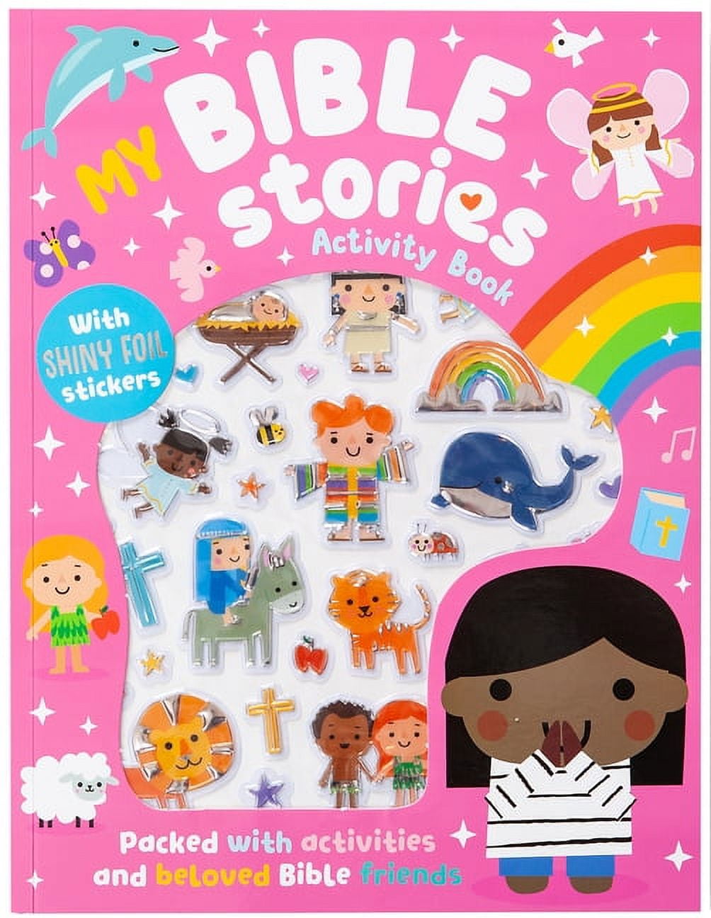 My Bible Stories Activity Book (Pink), (Paperback) - Walmart.com