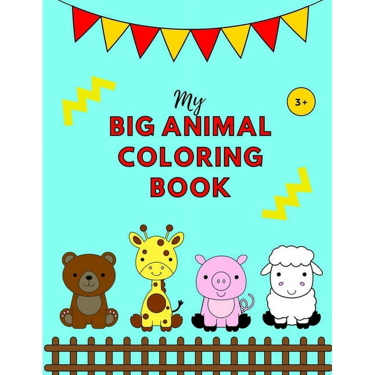 cover coloring book animal