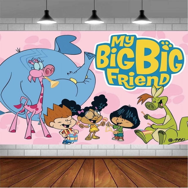 My Big Big Friend Backdrop Banner Party Supplies Poster Movie Theme ...