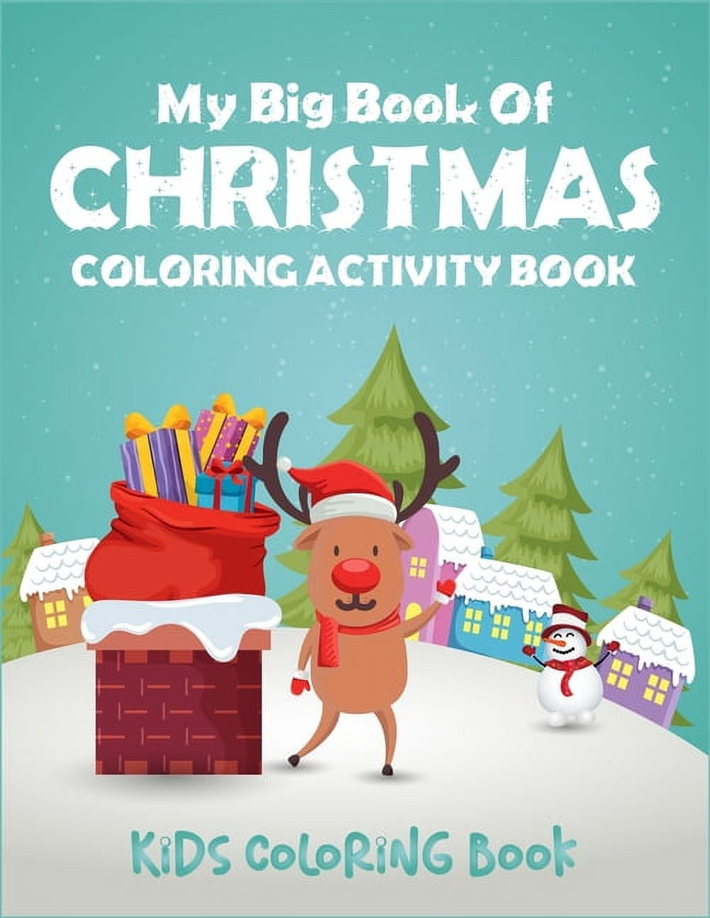 My Big Book Of Christmas Coloring Activity Book Kids Coloring Book ...