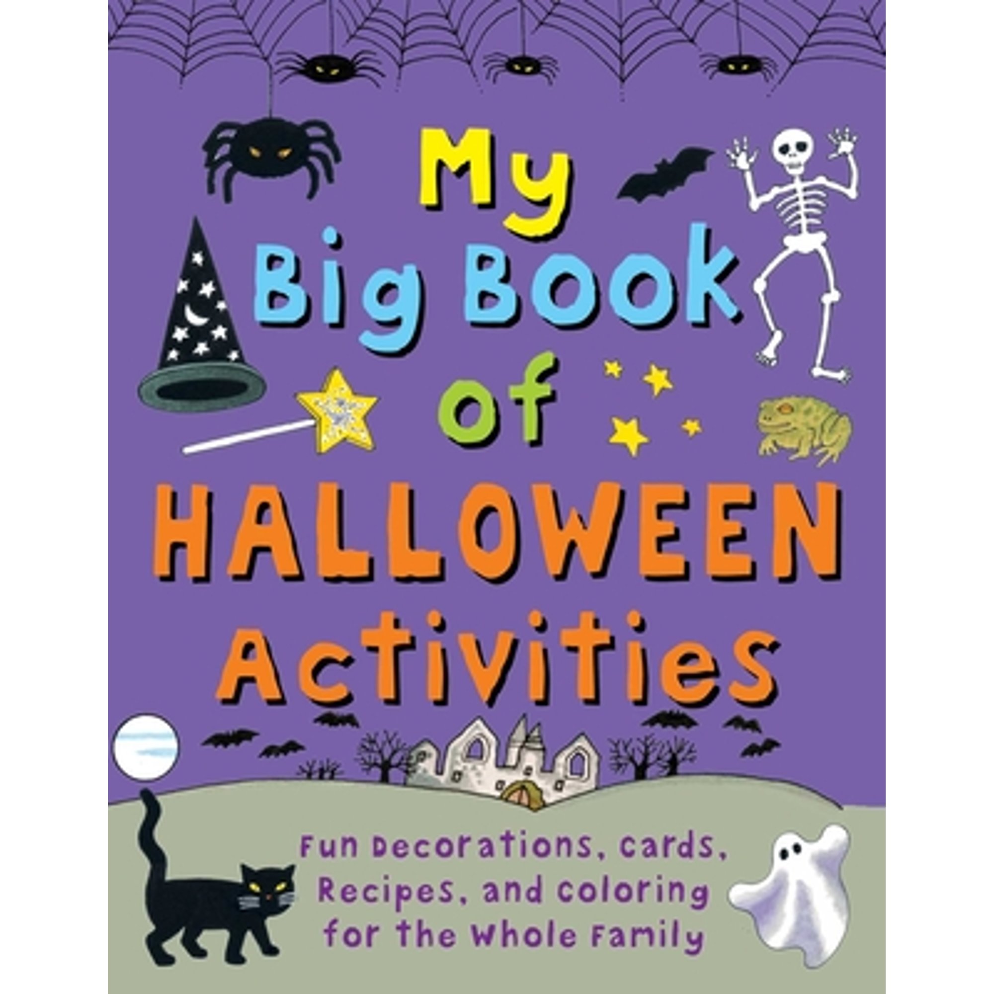 Pre-Owned My Big Book of Halloween Activities: Fun Decorations, Cards ...