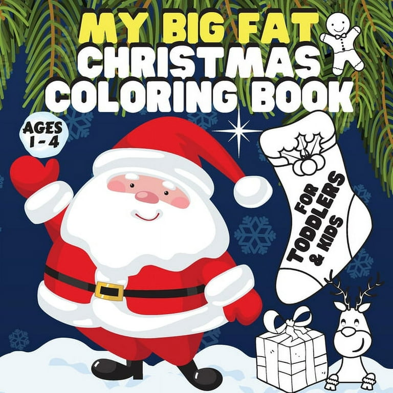 fat santa coloring pages