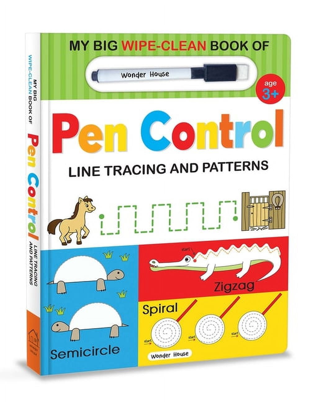 My Big Wipe and Clean Book of Pen Control for Kids: Line Tracing and ...