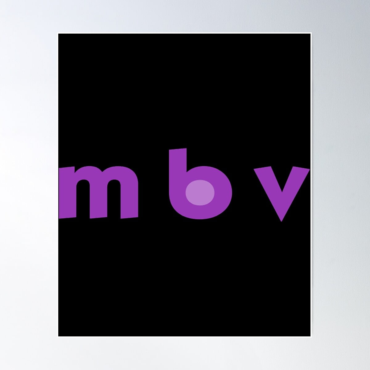 My Bloody Valentine - Mbv Poster Wall Art, Modern Wall Decor For Living ...