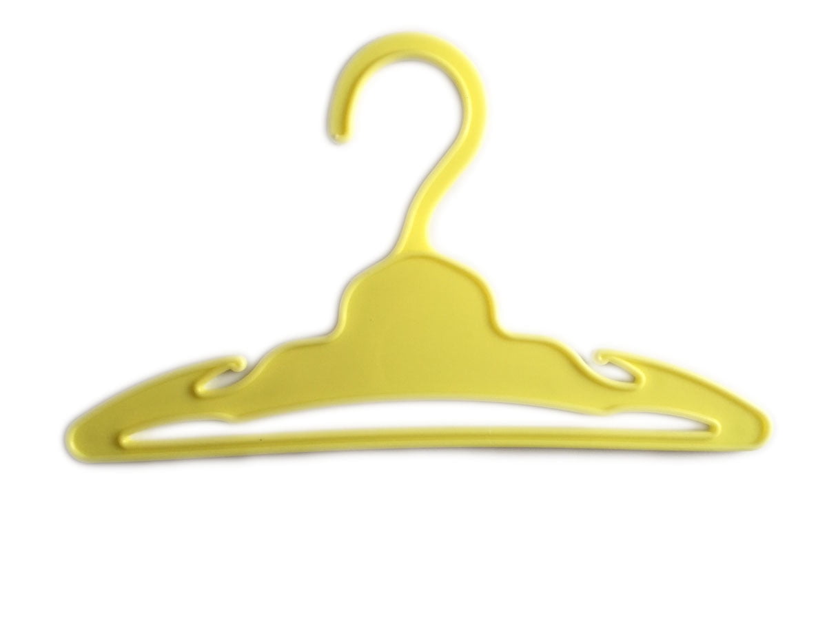 My Brittany's 20 Pack of Light Yellow Hangers for 18 inch Doll Clothes ...