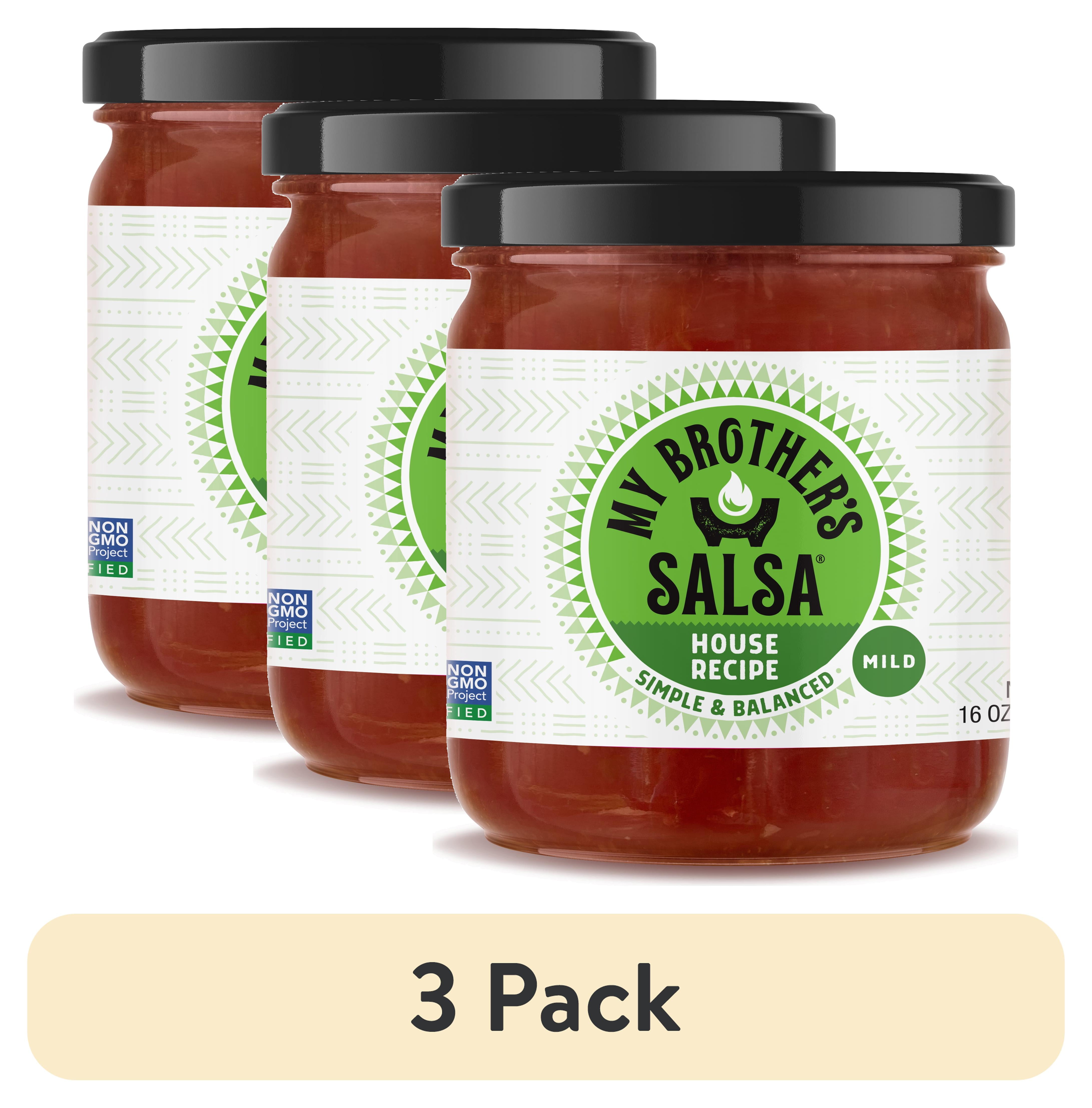 (3 pack) My Brother's Salsa: Our House Salsa (Mild), 16 oz - Walmart.com