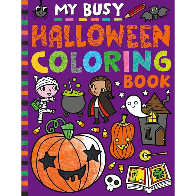 My Busy Halloween Coloring Book (Paperback) - Walmart.com