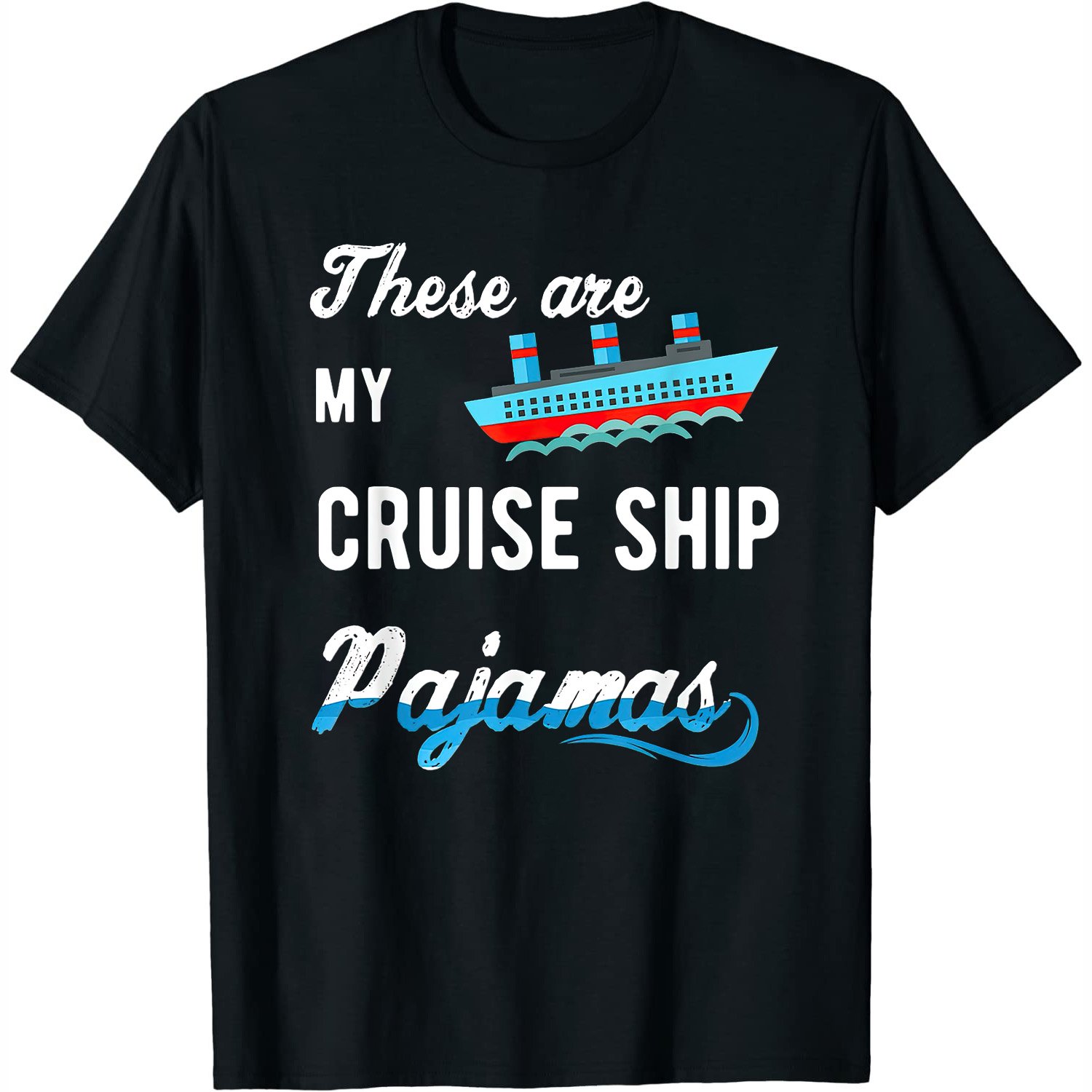My CRUISE SHIP Family Summer Vacation Men Short Sleeve T-Shirt Black ...