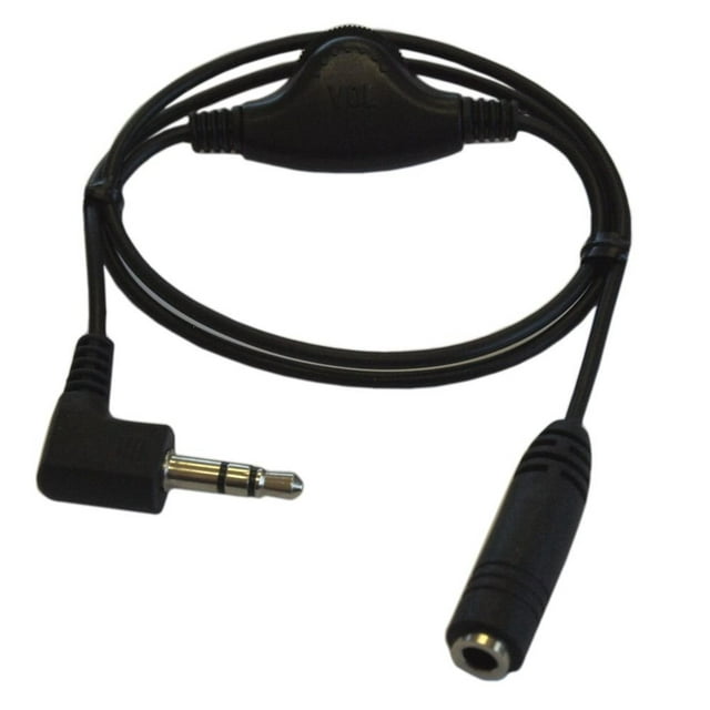 My Cable Mart 10inch 3.5mm in-Line Volume Control Adapter for Headphone ...