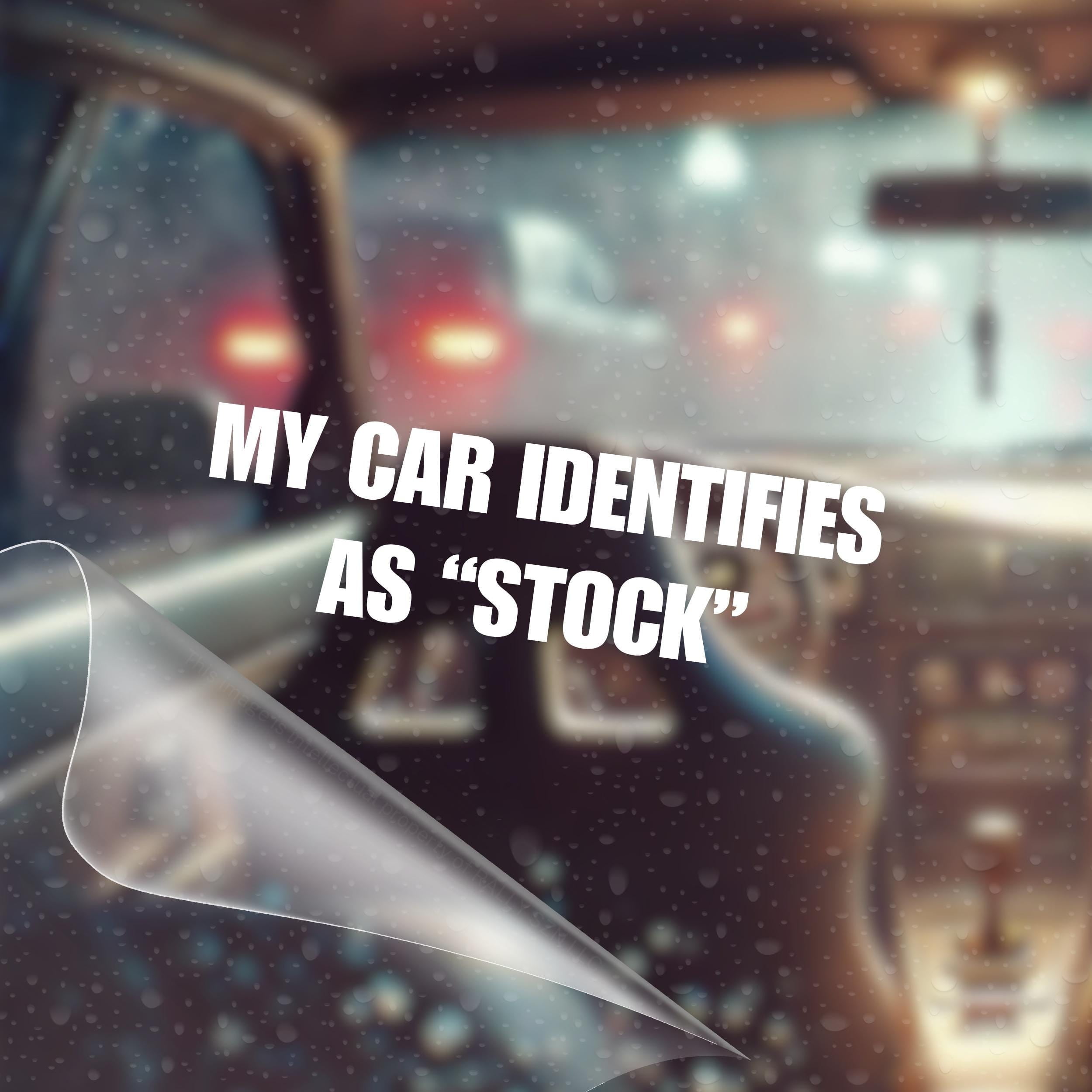 My Car Identifies as Stock - JDM Car Vinyl Decal Bumper Sticker for Car ...