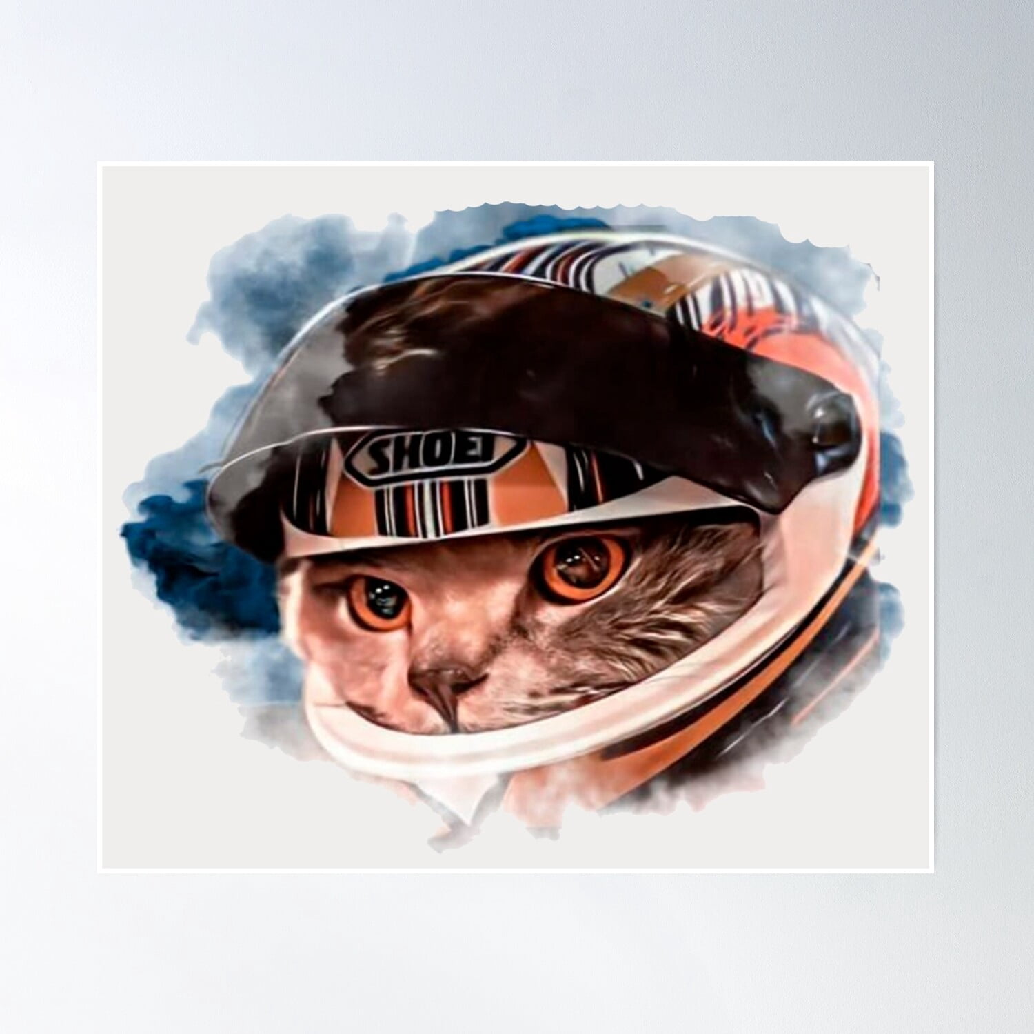 My Cat Is A Fireball Poster Wall Art, Modern Wall Decor, 12x18 UNFRAMED ...