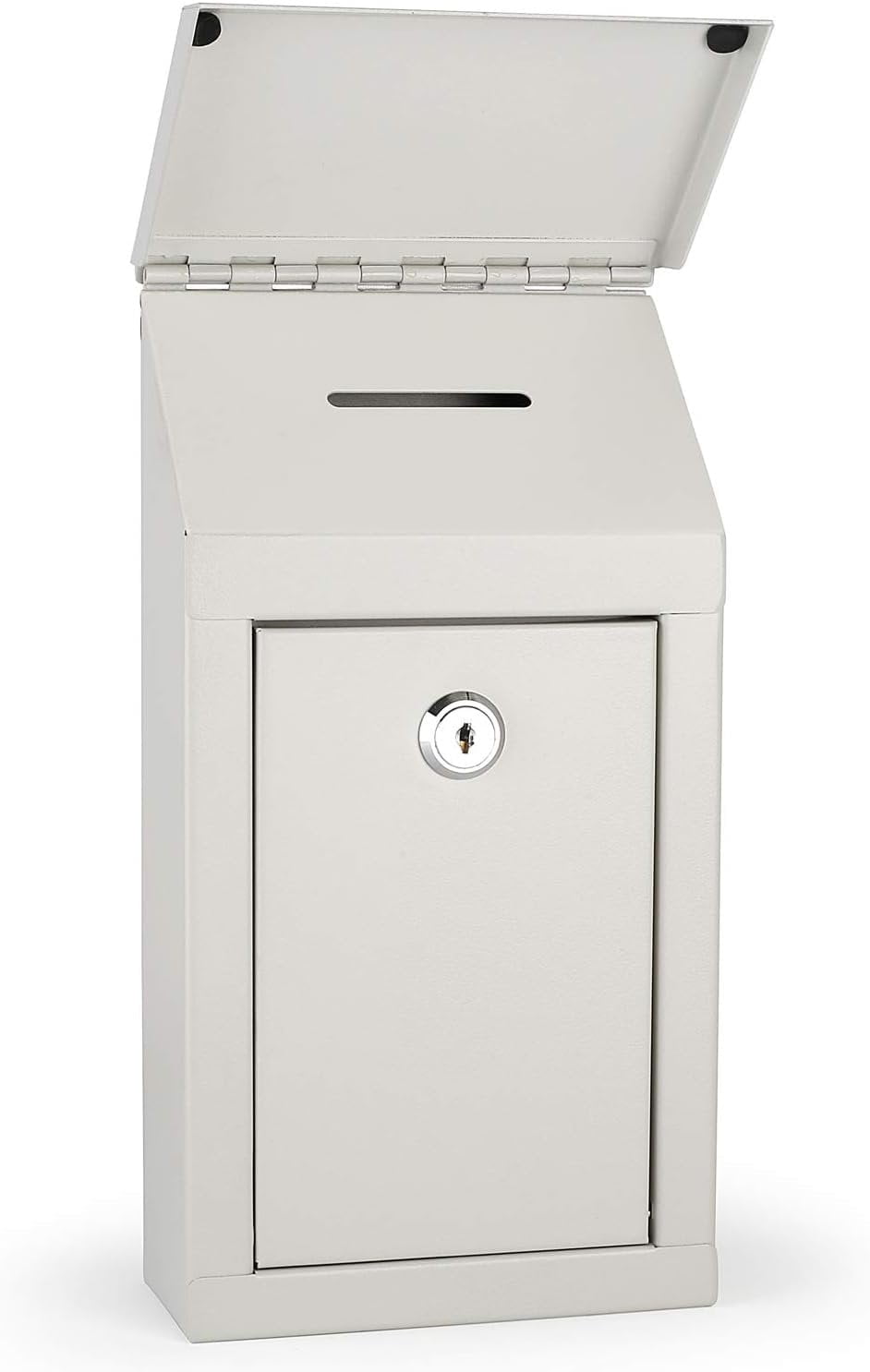 Lockable Large Capacity Waterproof Metal Donation Box for Home or ...