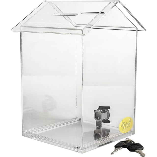 My Charity Boxes - Penthouse Acrylic Box - Donation Box - Ballot Box ...