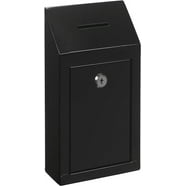 "Nova Pro Supply Alloy Steel Lockable Cash Drop Box, 6""x6""x12 ...