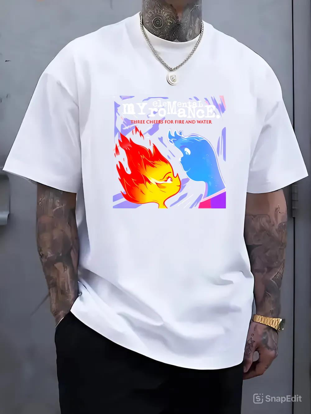 My Chemical Romance Elemental Three Cheers For Fire Water Parody Emo T ...