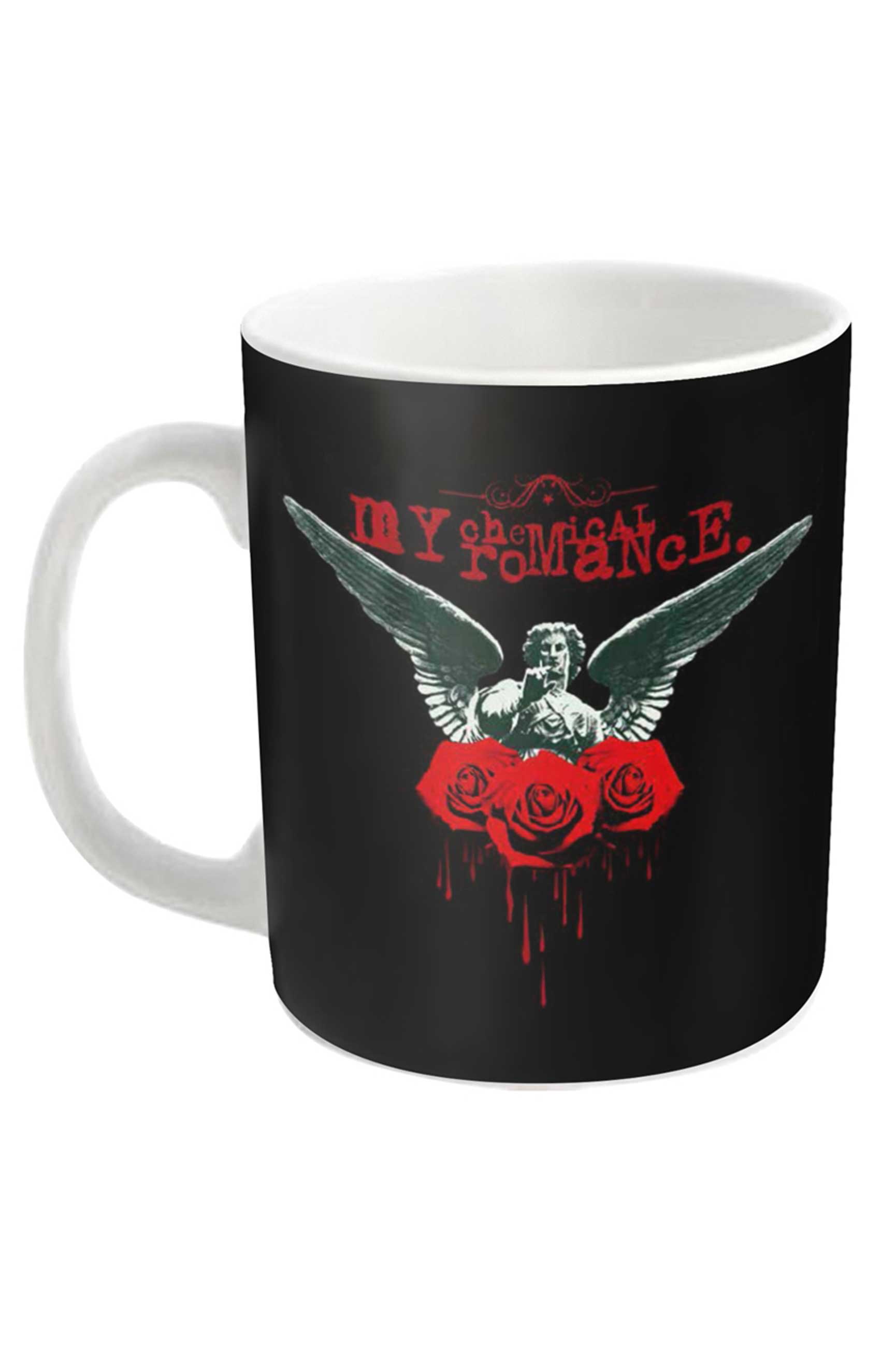 My Chemical Romance Mug Roses Band Logo new Official White Boxed ...