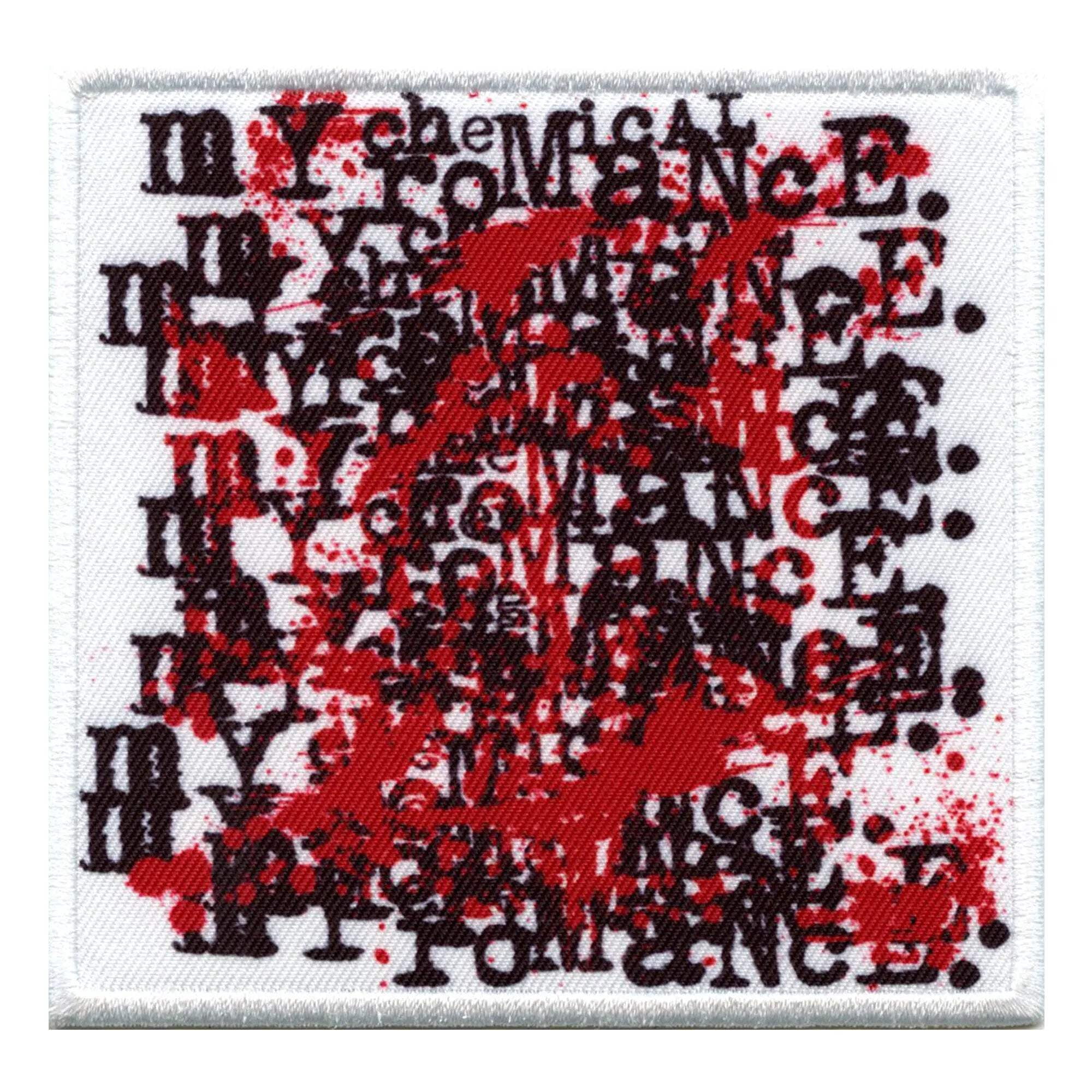 My Chemical Romance Patch Sweet Revenge Splatter Reputative Logo ...