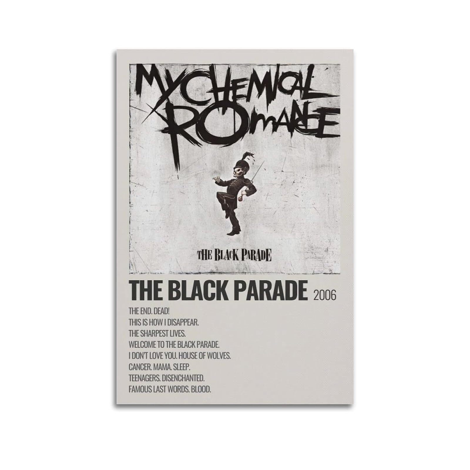 My Chemical Romance Poster MCR Poster Music Poster Decorative Painting ...