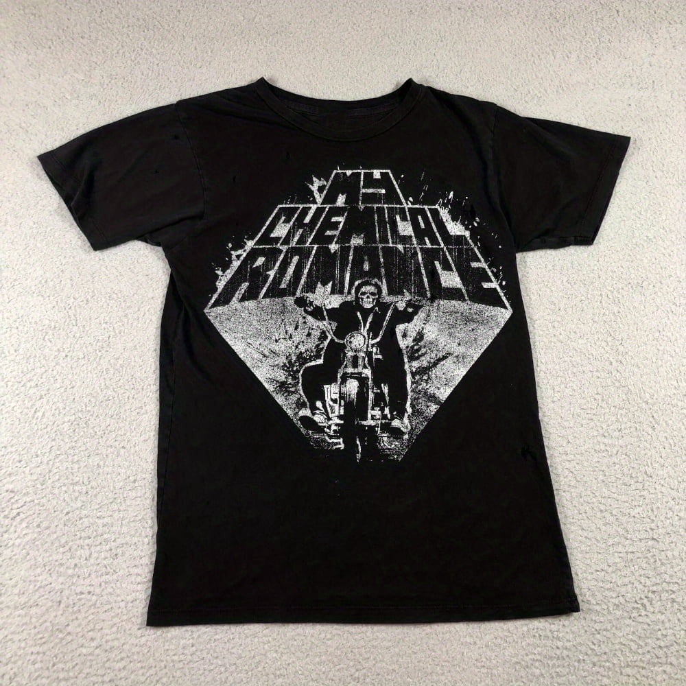 My Chemical Romance T-shirt Band Tee Y2K Emo Rock Punk Thrashed PA0708 ...