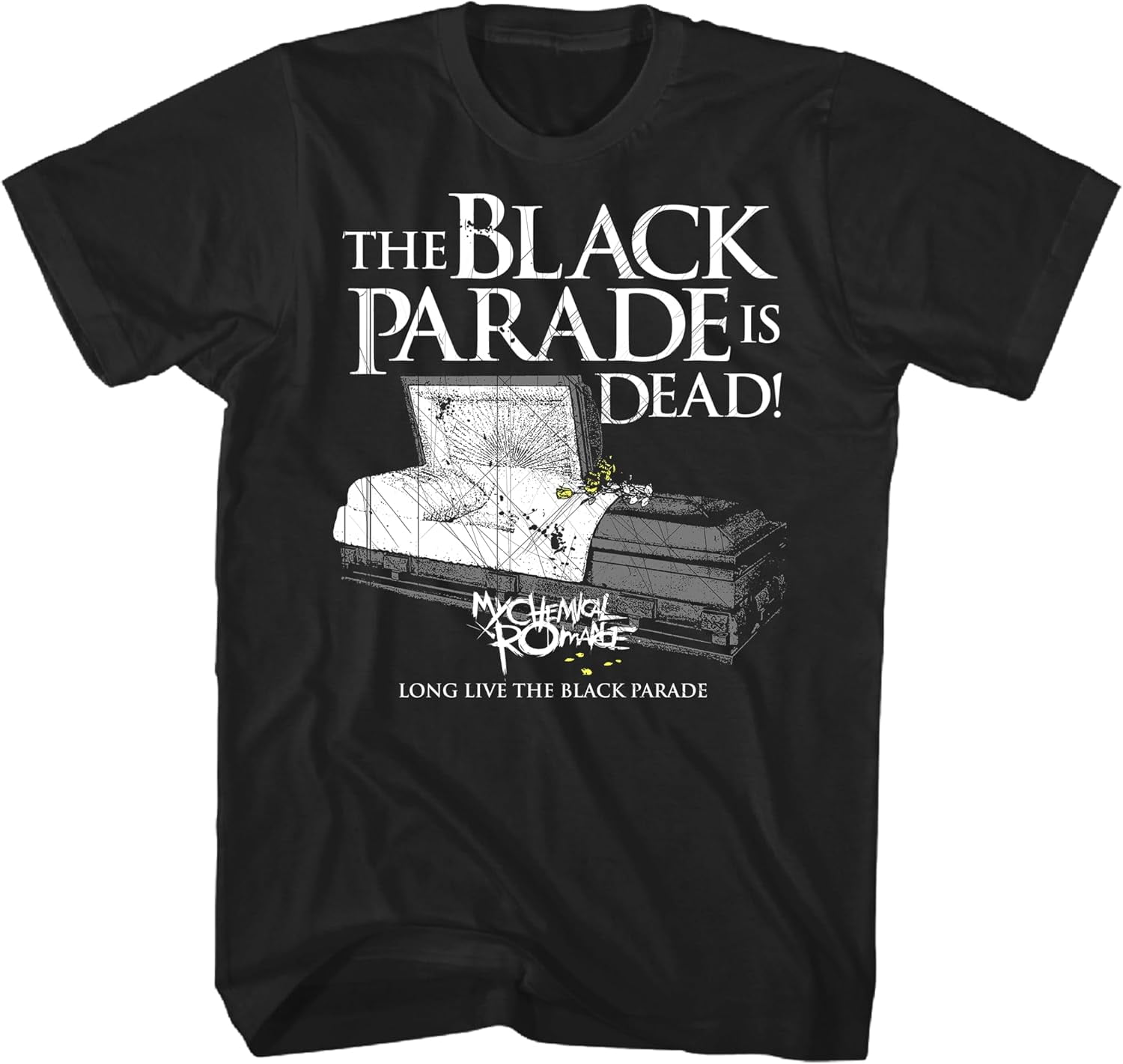 My Chemical Romance The Black Parade is Dead Adult Black Short Sleeve T ...