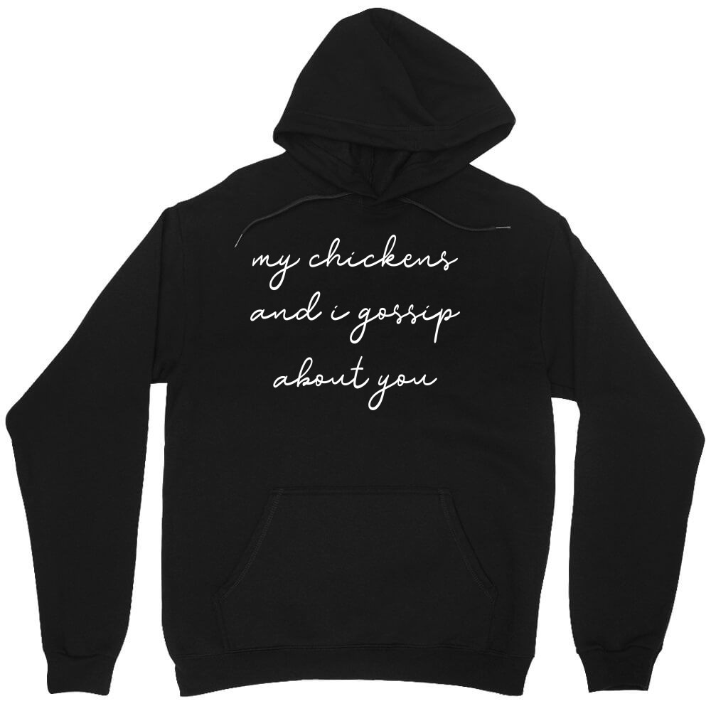 My Chicken And I Gossip About You Funny Graphic Farm Animal Pet Lover ...