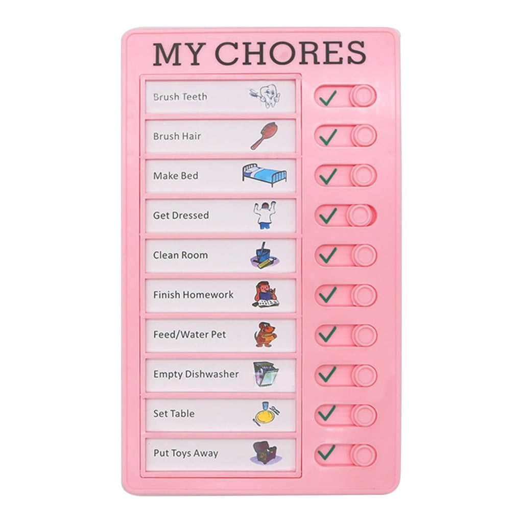 My Chores Checklist Board Detachable Checklist Board for Student Olds ...