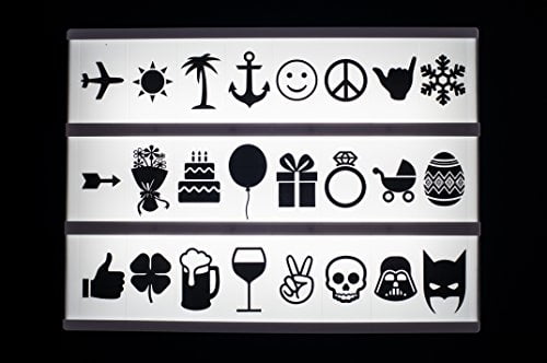 My Cinema Lightbox Extra Letter and Symbol Packs, Colour Letters ...