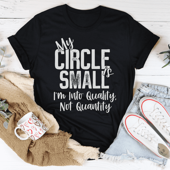 My Circle Is Small Tee Mauve S Peachy Sunday T-Shirt - Walmart.com