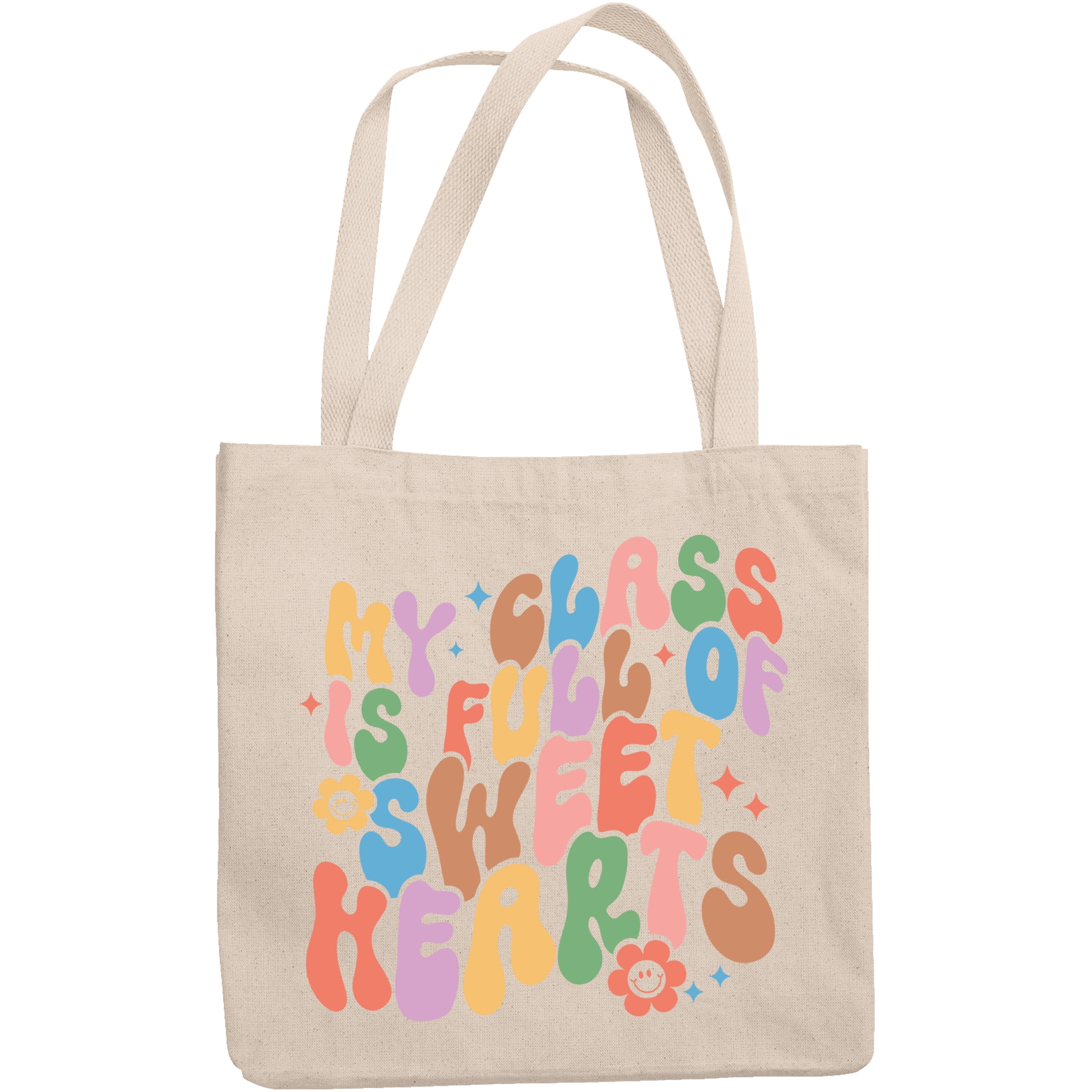 My Class Is Full of Sweet Hearts with Retro Groovy Wavy Text Art ...